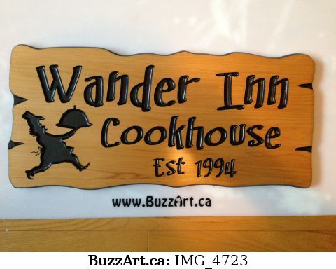 Wood engraved carved cottage signs and home addresses signs - 2014 ...