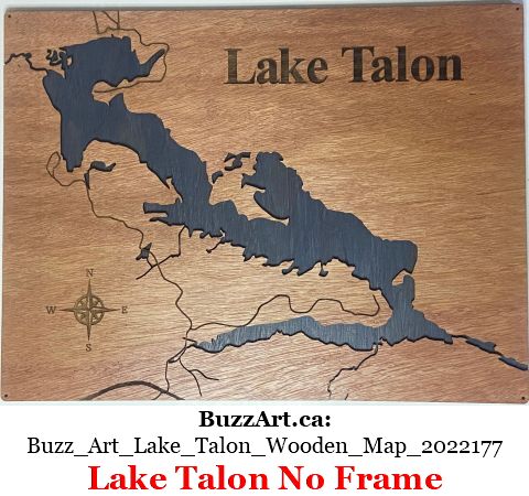 Custom Wooden Lake and City Maps - Buzz Art