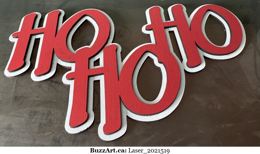 Laser Multi layered signs - Buzz Art