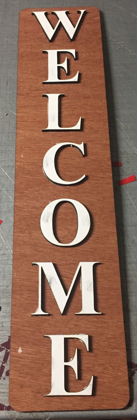 Laser Multi layered signs