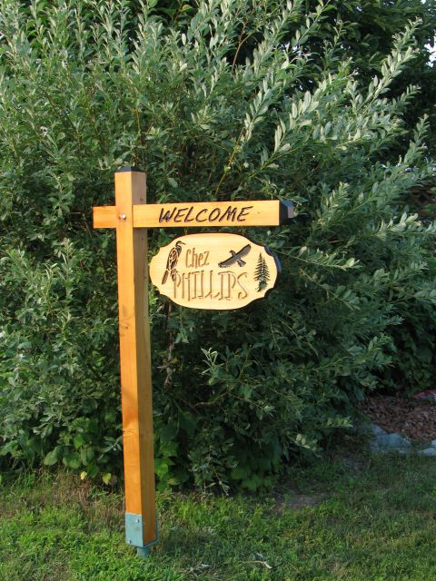 BuzzArt - Canada's custom engraved cottage sign and house address ...